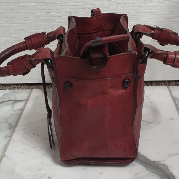 Frye | Bags | Frye Mini Demi Satchel In Burnt Apple | Poshmark